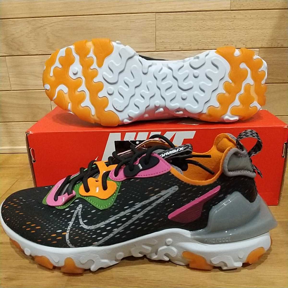 【未使用】27cm 新品正規品 ナイキ リアクト ビジョン D/MS/X NIKE REACT VISION CD4373-003 ブラックの ...