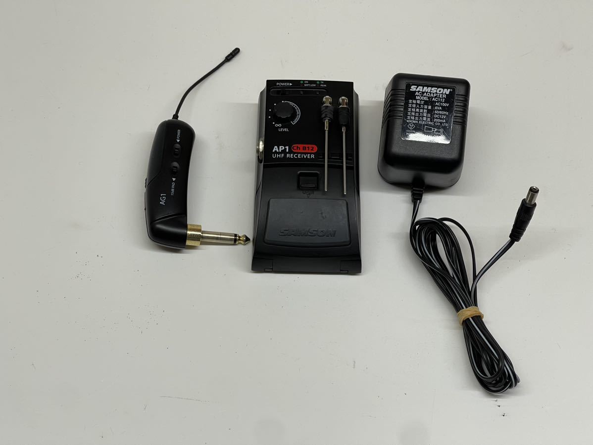 【全体的に状態が悪い】★SAMSON サムソン AP1 AG1 ギターワイヤレスシステム 通電確認のみ ジャンク品 管理番号11087の落札 ...