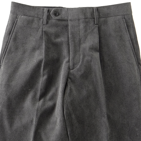 【未使用】新品 2.5万 スコッチハウス 蓄熱裏地 マイクロファイバー ベロア スラックス 79(M) 灰 【P26253】 秋冬 THE ...
