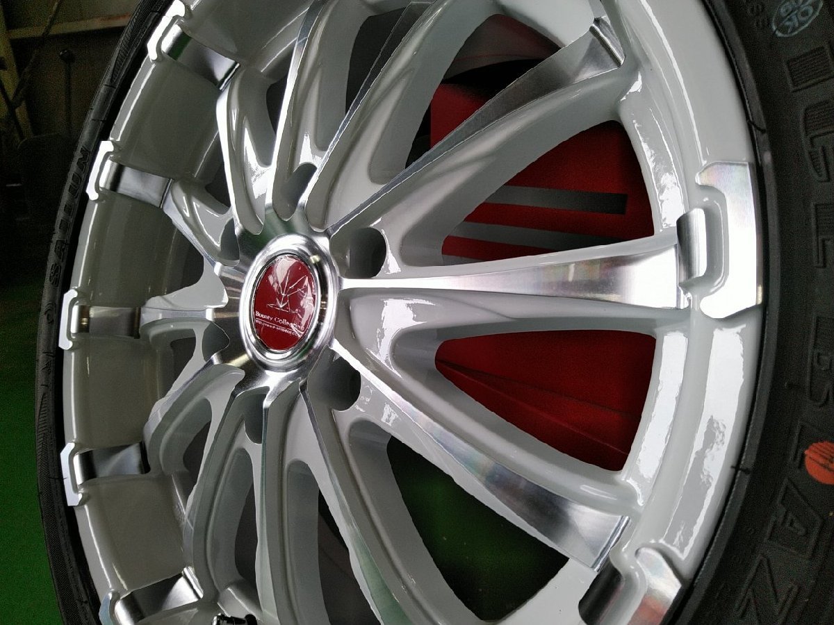 【未使用】訳あり 翌日発送 スタッドレス 200系ハイエース タイヤホイール 18インチ BD12 SAILUN ICEBLAZER 225 ...