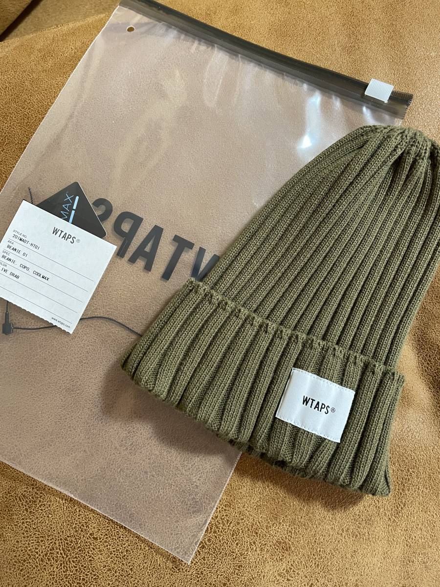 【未使用】WTAPS 2021 SS BEANIE 01 COOLMAX BLACK 新品未使用品 黒色 ニットキャップ CAP ダブルタップ ...