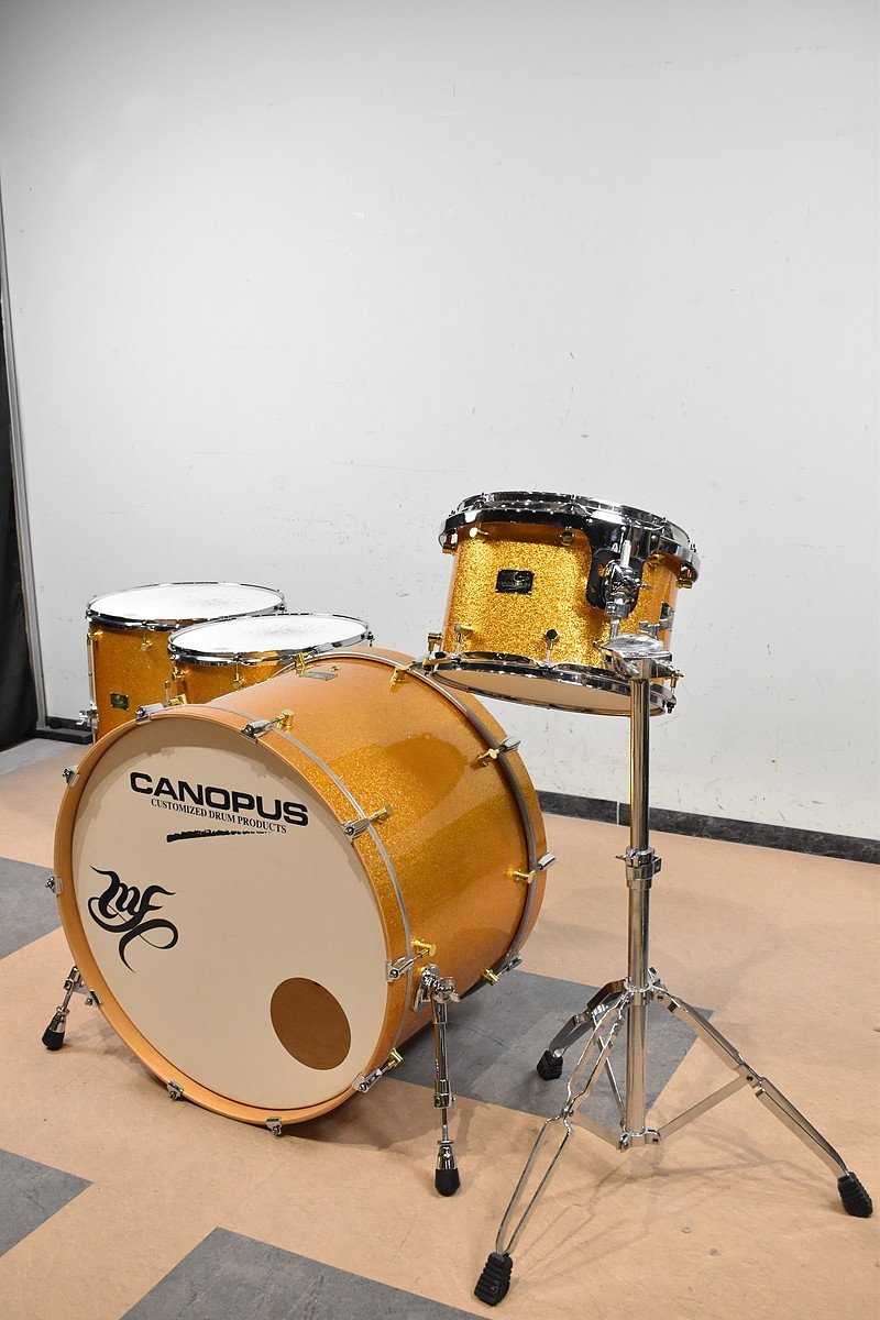 【やや傷や汚れあり】CANOPUS/カノウプス スネアドラム HBZ-1455 14インチ の落札情報詳細| ヤフオク落札価格情報 オークフリー