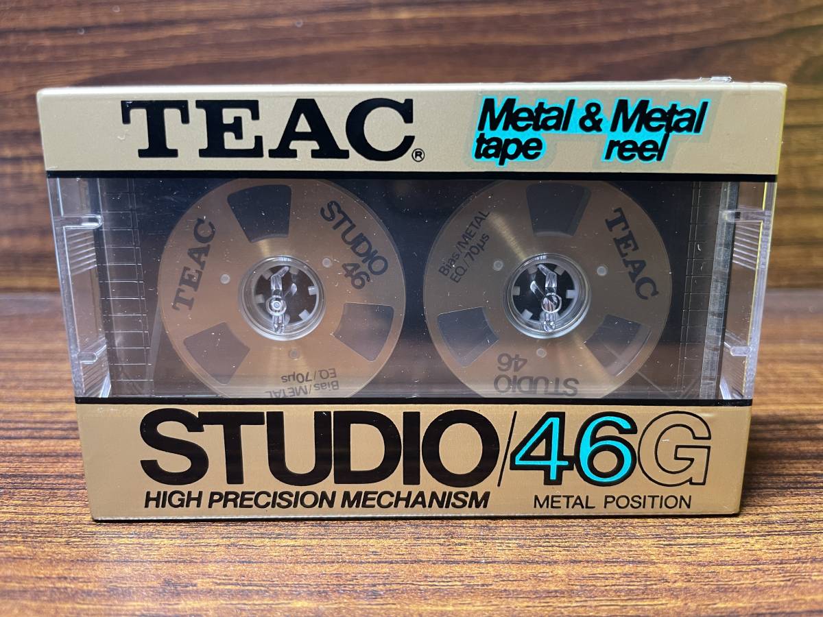 【未使用】♪♪ 未開封 未使用 オープンリール風 カセットテープ TEAC STUDIO/46G ゴールド METAL ♪♪ の落札情報詳細 - ヤフオク落札価格検索 オークフリー