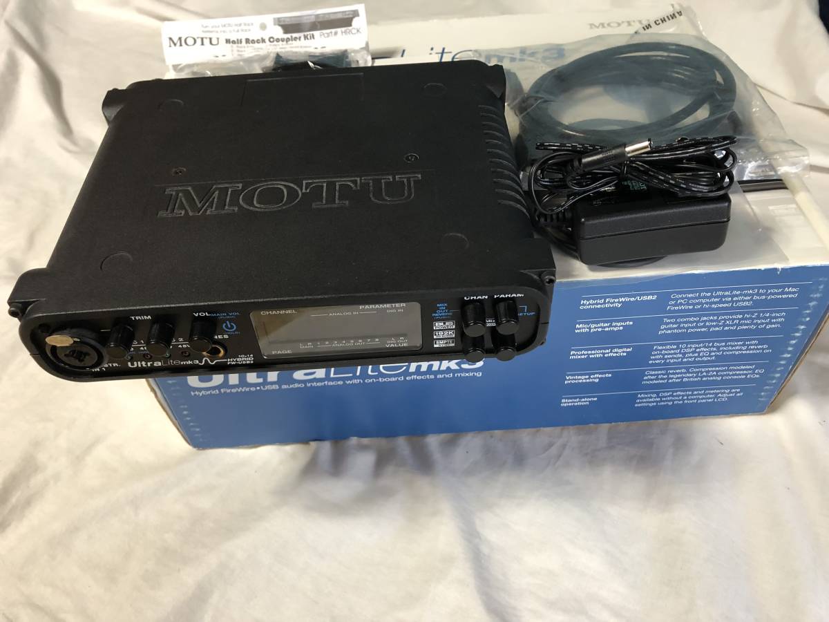 【やや傷や汚れあり】MOTU UltraLite mk3 hybrid オーディオインターフェースの落札情報詳細 - Yahoo!オークション落札価格検索 オークフリー