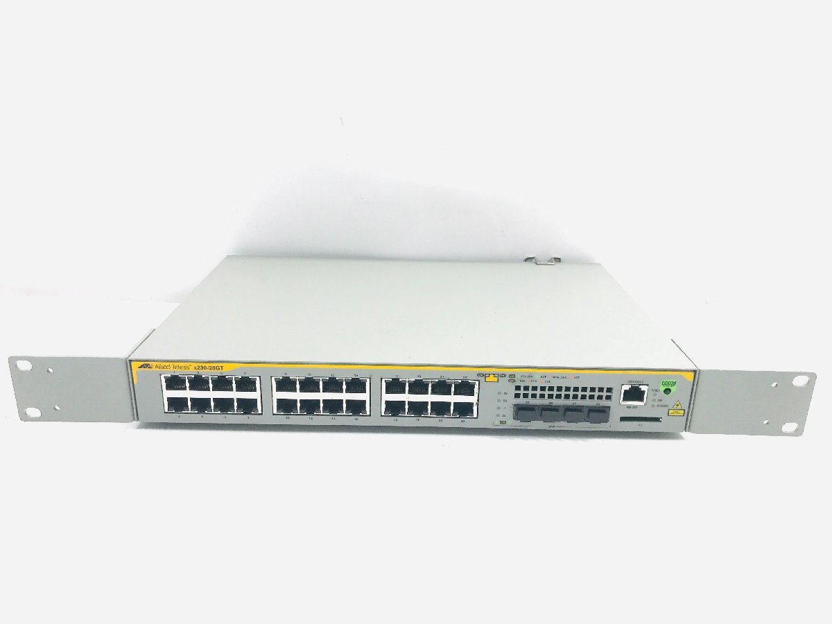 【傷や汚れあり】★中古動作品 Allied Telesis AT-x230-28GT 24ポート1000BASE-T 4ポートSFPスロット搭載L2スイッチ ★の落札情報詳細 - ヤフオク落札 ...