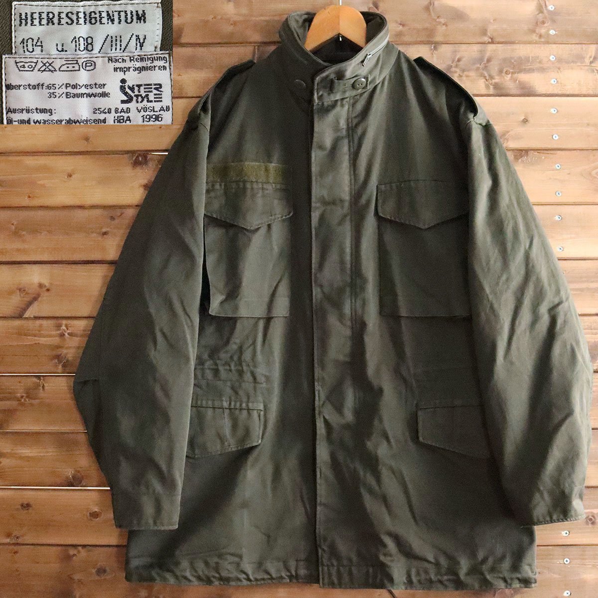 【目立った傷や汚れなし】♪8T/s3.28-3 90s オーストリア軍 M-65 フィールドジャケット コンバットジャケット ユーロ古着 ヴィンテージ HEERESEIGENTUM 90年代の ...