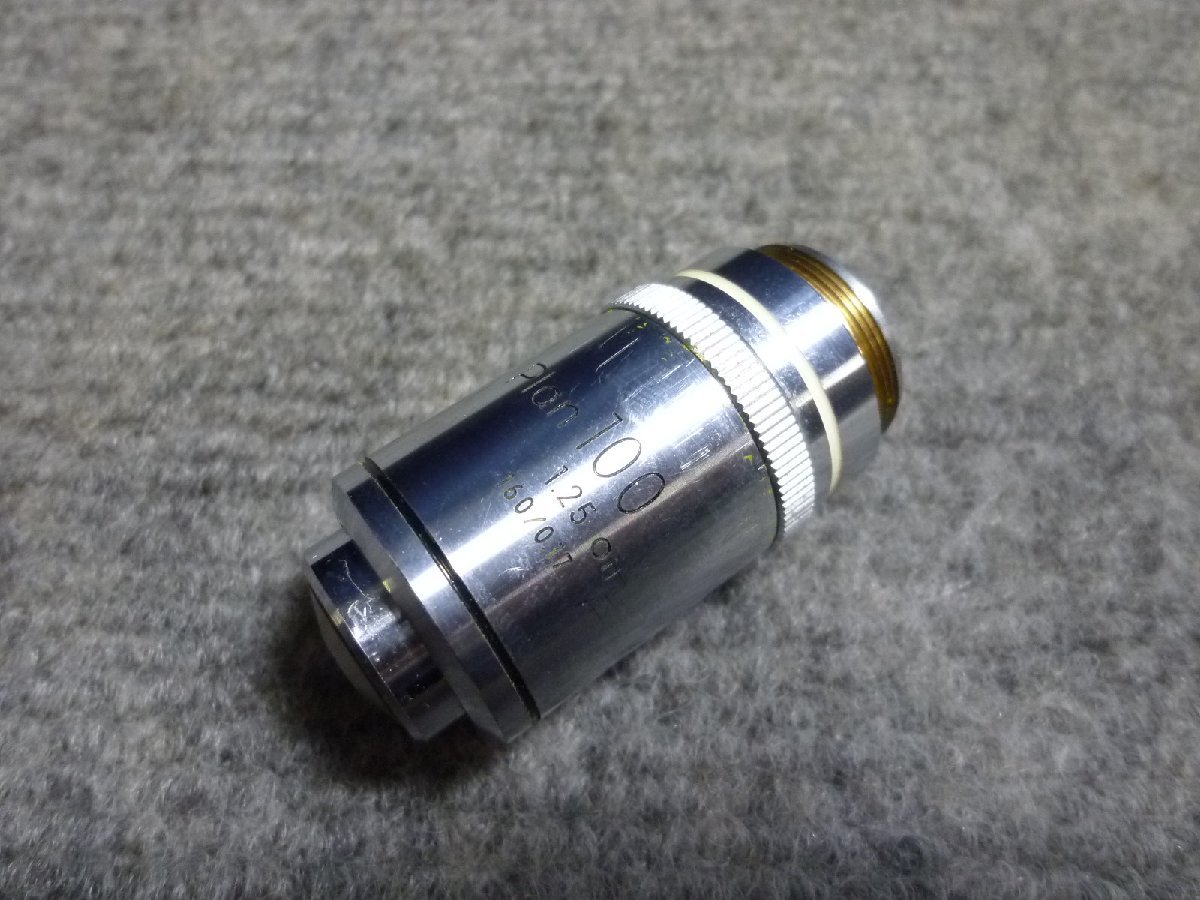 【傷や汚れあり】 Nikon ニコン Plan 100 125 Oil 160/0.17 顕微鏡 対物レンズ 69の落札情報詳細 - Yahoo!オークション落札価格検索 オークフリー