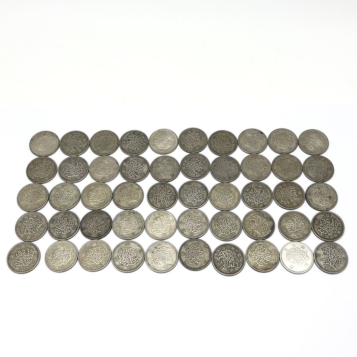 【傷や汚れあり】12.2NG-C76★100円銀貨50枚まとめ★通貨/稲穂/100円/百円/100YEN/銀貨/昭和/現代銭/貨幣/現行/日本国/アンティーク/DD7 DI9 の落札情報詳細 ...