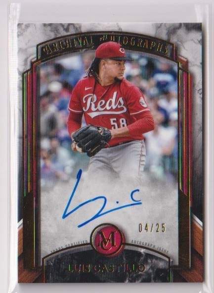 【目立った傷や汚れなし】2022 Museum Collection Luis Castillo Archival Autograph ...