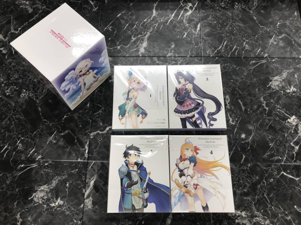 【やや傷や汚れあり】【BD】プリンセスコネクト！Re:Dive Blu-ray 全4巻セット 全巻購入特典収納BOX特典付き 開封品 / PRINCESS CONNECT! プリコネR ...