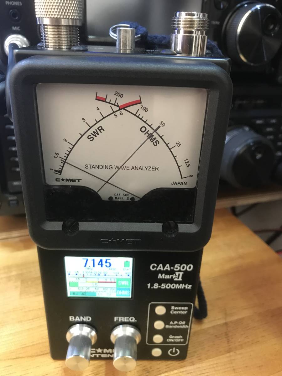 【未使用に近い】送料無料 アンテナアナライザー コメット caa-500mark2 の落札情報詳細 - ヤフオク落札価格検索 オークフリー