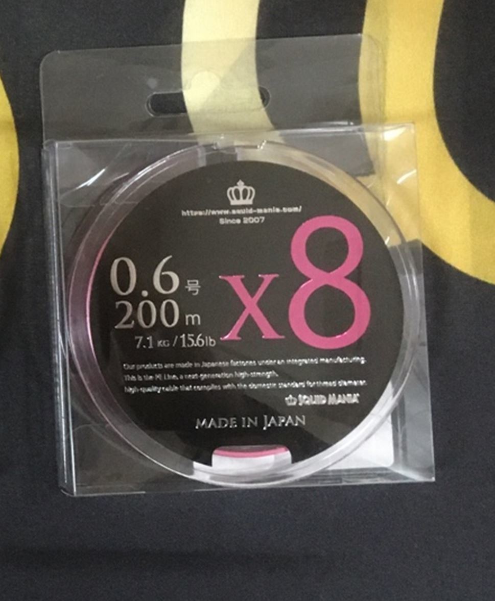 【未使用】★新品未使用★ Squidmania スクイッドマニア 2022 エギングライン X8-PE 0.6-200m ピンク4m/スモークシールド1m スクマニラインの落札情報詳細 ...