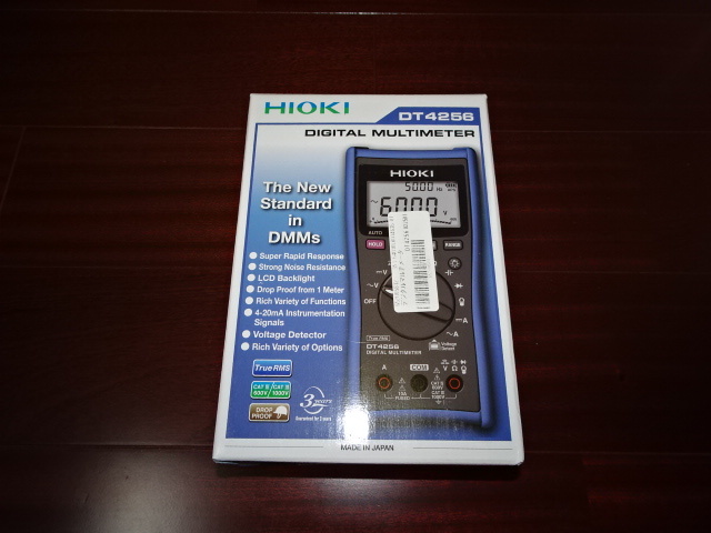 【未使用】新品☆即決☆送料込み HIOKI デジタルマルチメータ DT-4256 テスターの落札情報詳細 - ヤフオク落札価格検索 オークフリー