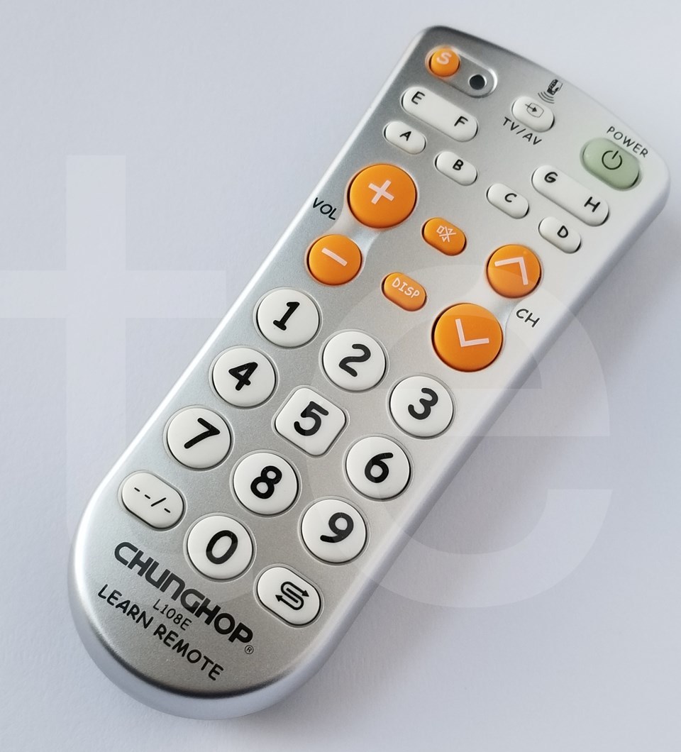 【目立った傷や汚れなし】送料220円 超小型 学習リモコン L108E learning remote chunghop製 学習機能付き ...