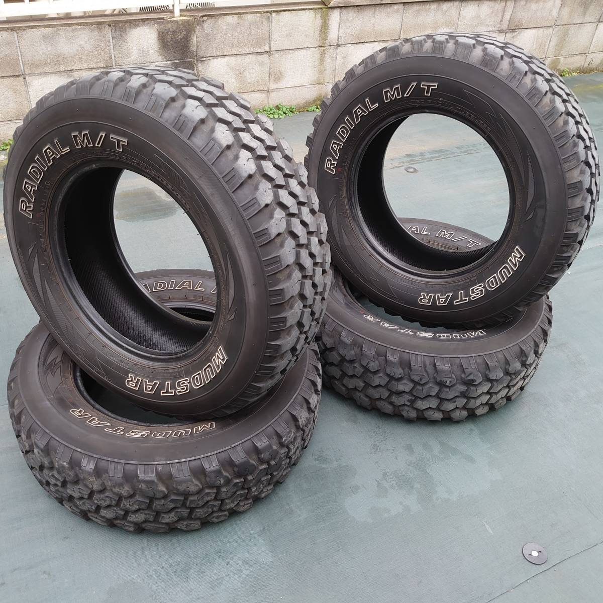 【やや傷や汚れあり】2021年製 9分山 MUDSTAR RADIAL M/T 215/60R17C 109/107R 8PR 2本/札幌市 ...