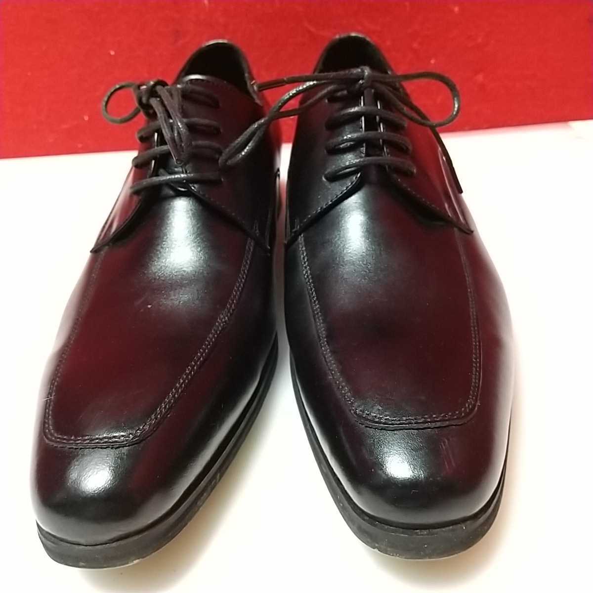 【傷や汚れあり】パーソンズ PERSON'S 本革 メンズビジネスシューズ ブラック 24.5cmEEE 難ありの落札情報詳細 - ヤフオク落札価格検索 オークフリー