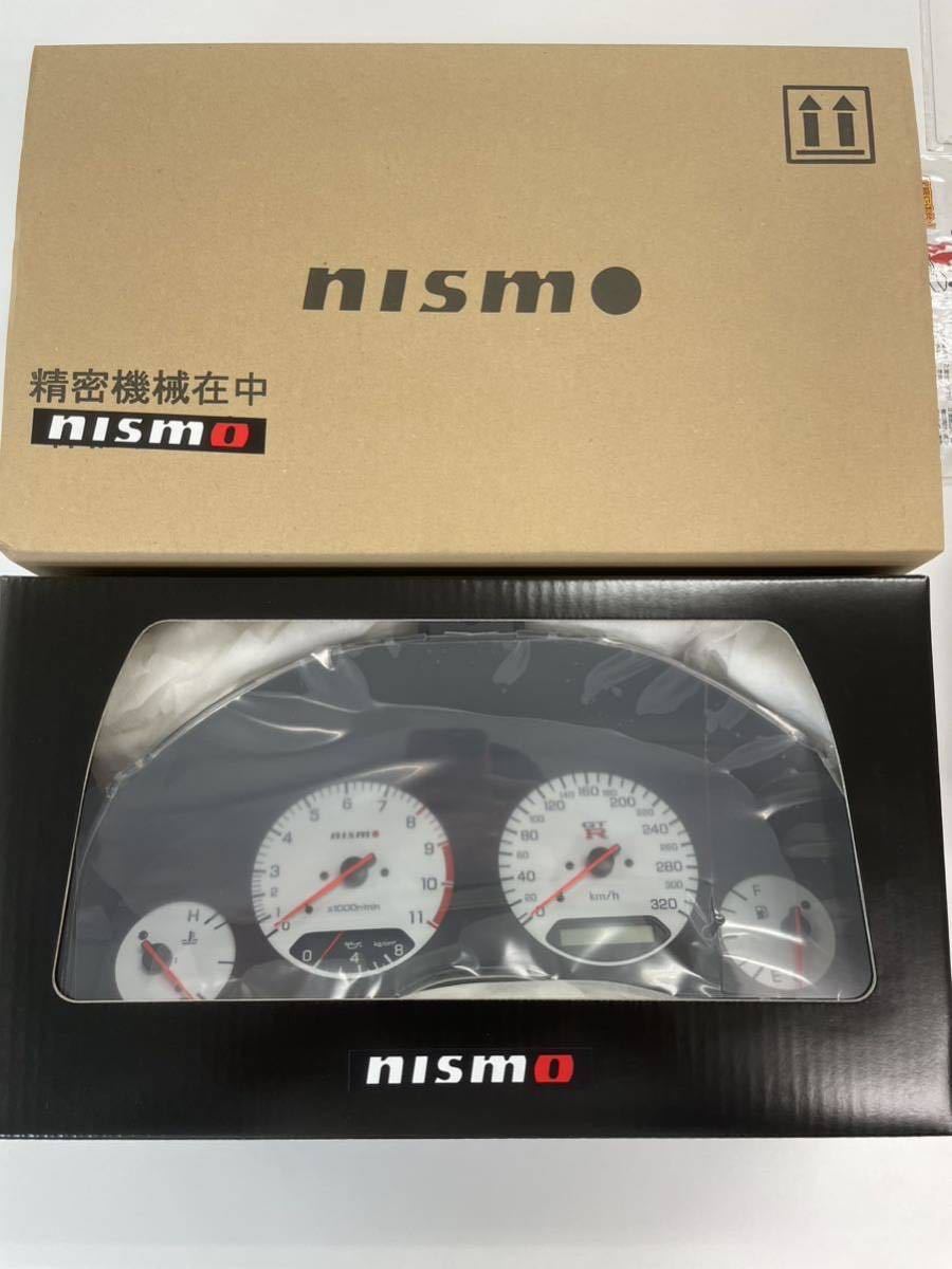 【未使用】BNR34 R34 GT-R Nismo Meter ニスモ スピードメーター ホワイト 新品未開封 GTR 24810-RSR46 ...