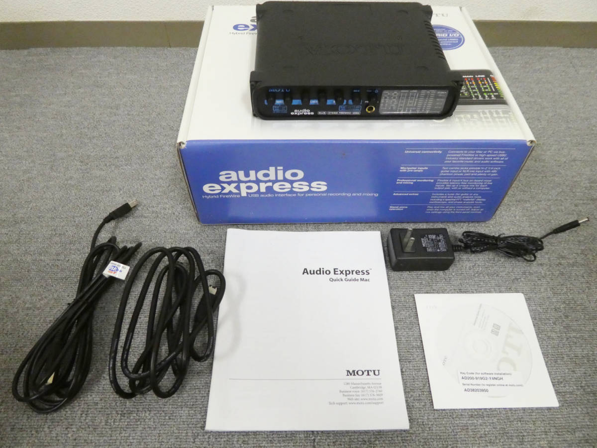 【やや傷や汚れあり】MOTU Audio Expressの落札情報詳細 - ヤフオク落札価格検索 オークフリー