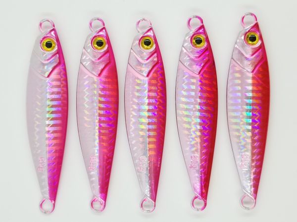 【未使用】60g ひらひら 水平フォール メタルジグ 非対称 センターバランス 8cm ピンク 未使用 5本(取置同梱可)ショアジギング AZONの落札情報詳細 - Yahoo!オークション ...