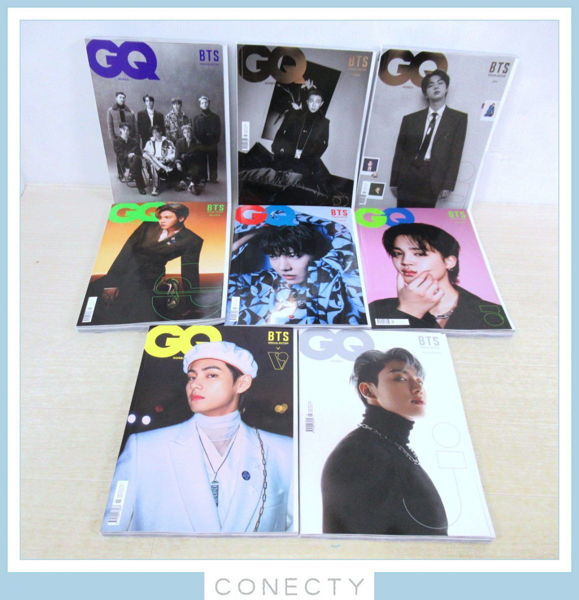 【やや傷や汚れあり】BTS 防弾少年団 GQ Korea 2022年1月号 RM/ジン/シュガ/J-HOPE/ジミン/V テテ/ジョングク/ALL 表紙/8冊【F2【S2 の落札情報詳細 ...