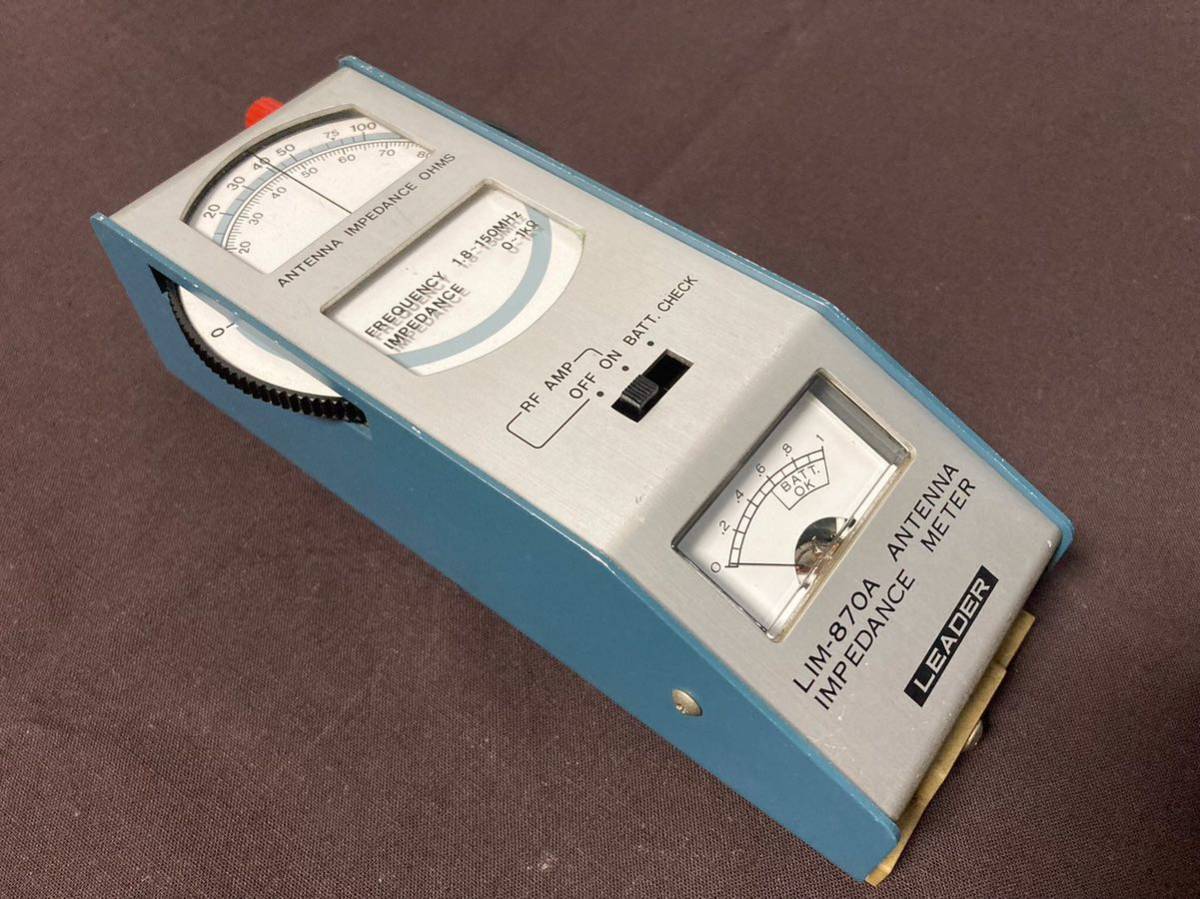 【やや傷や汚れあり】LEADER LIM-870A ANTENNA IMPEDANCE METERの落札情報詳細 - Yahoo!オークション ...