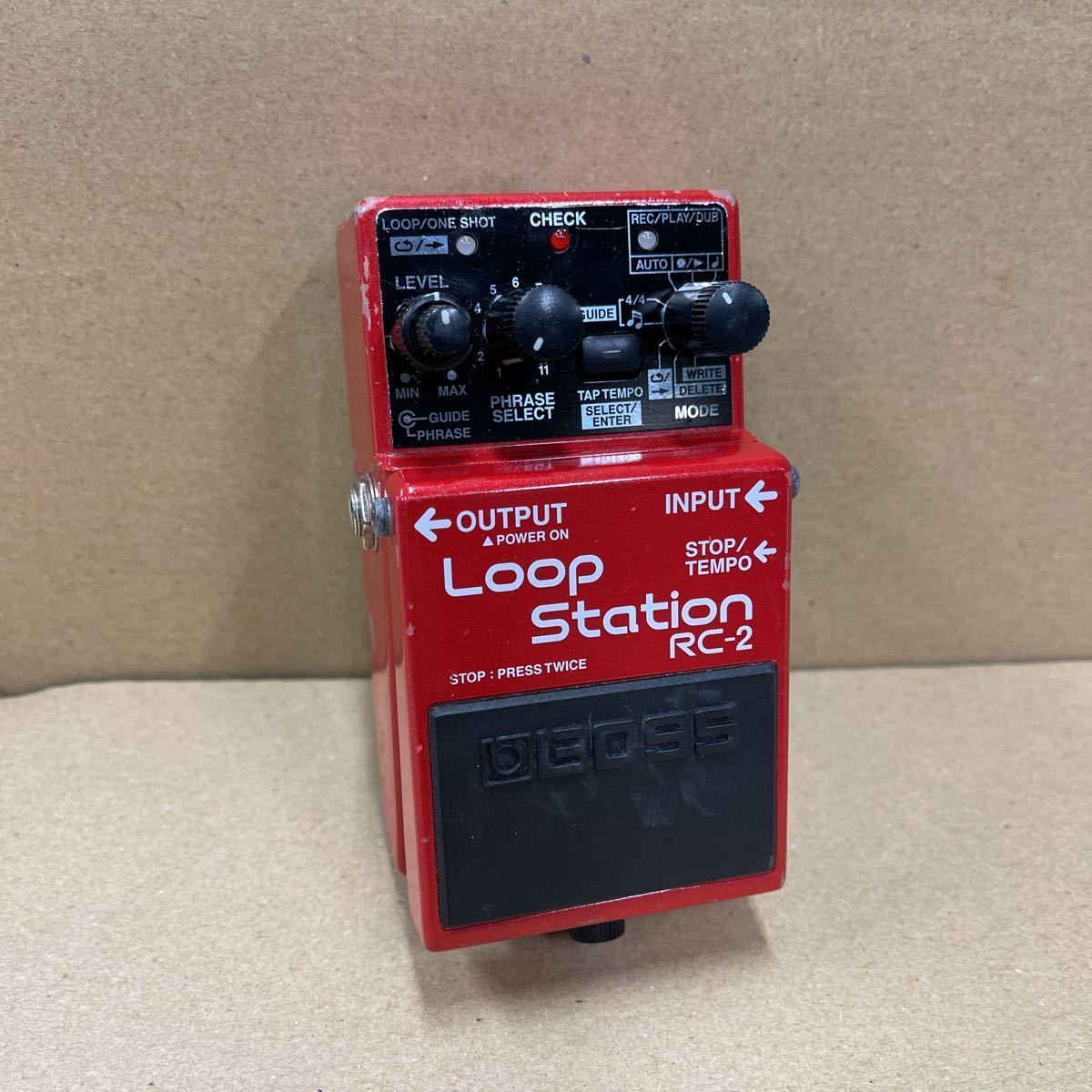 【傷や汚れあり】1円 BOSS エフェクター RC-2 LOOP Station ループステーション 通電OK の落札情報詳細| ヤフオク落札価格情報 オークフリー