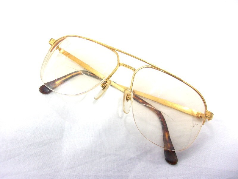【傷や汚れあり】1000円スタート 眼鏡 Burberrys バーバリーズ 57 14-142 K18 18金 606K メガネ 度入り K18眼鏡 総重量約40.5g 11 RR1001の ...
