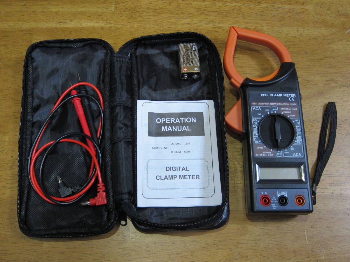 【目立った傷や汚れなし】DT-266? デジタルクランプメーター 電圧電流試験 DT/DM 266 の落札情報詳細| ヤフオク落札価格情報 オークフリー