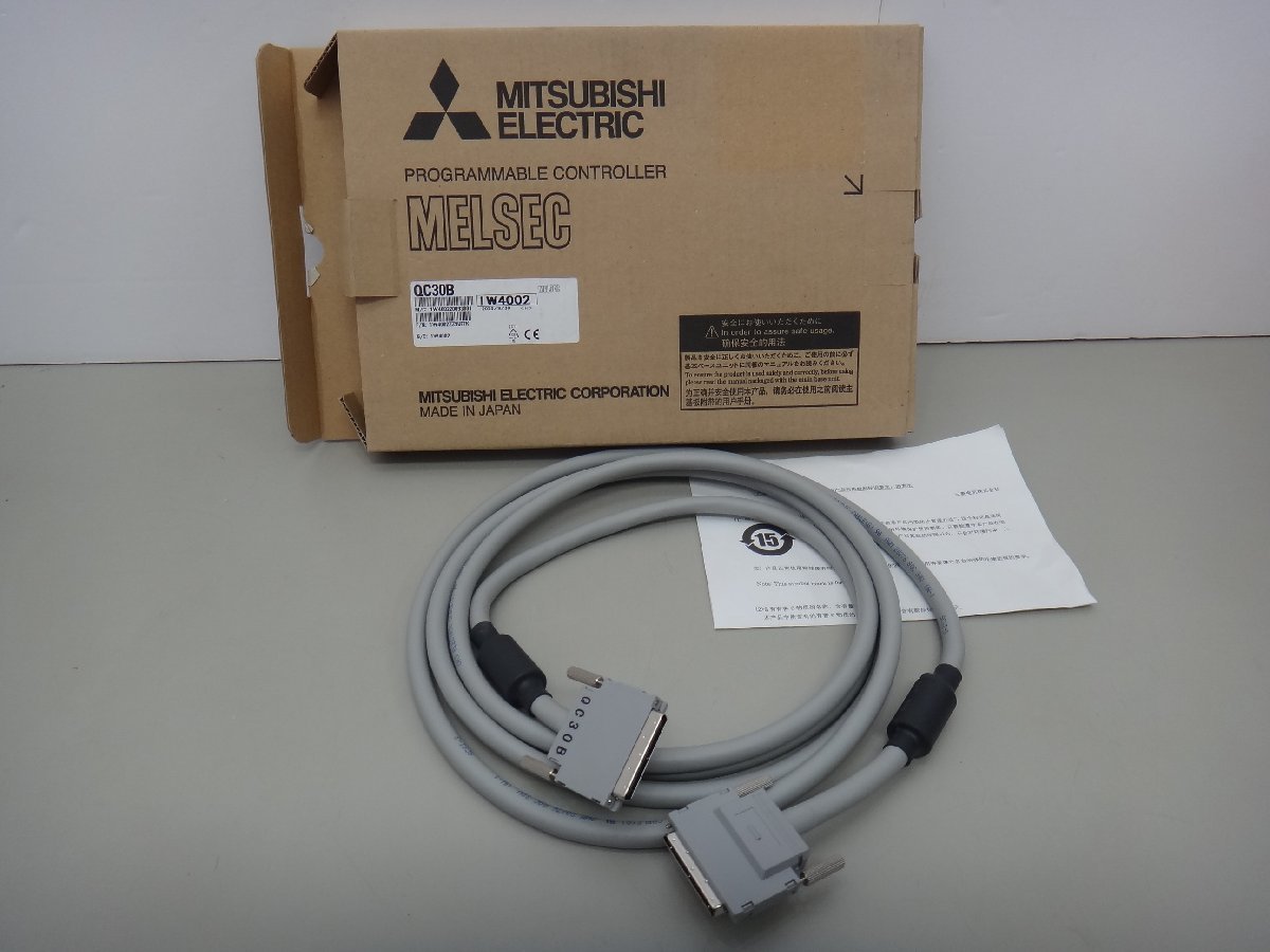 【未使用に近い】PXK306)三菱電機/シーケンサ/FA-CBL20FMV/I/Oユニット-コネクタ⇔端子台変換ユニット接続ケーブル/4点 ...