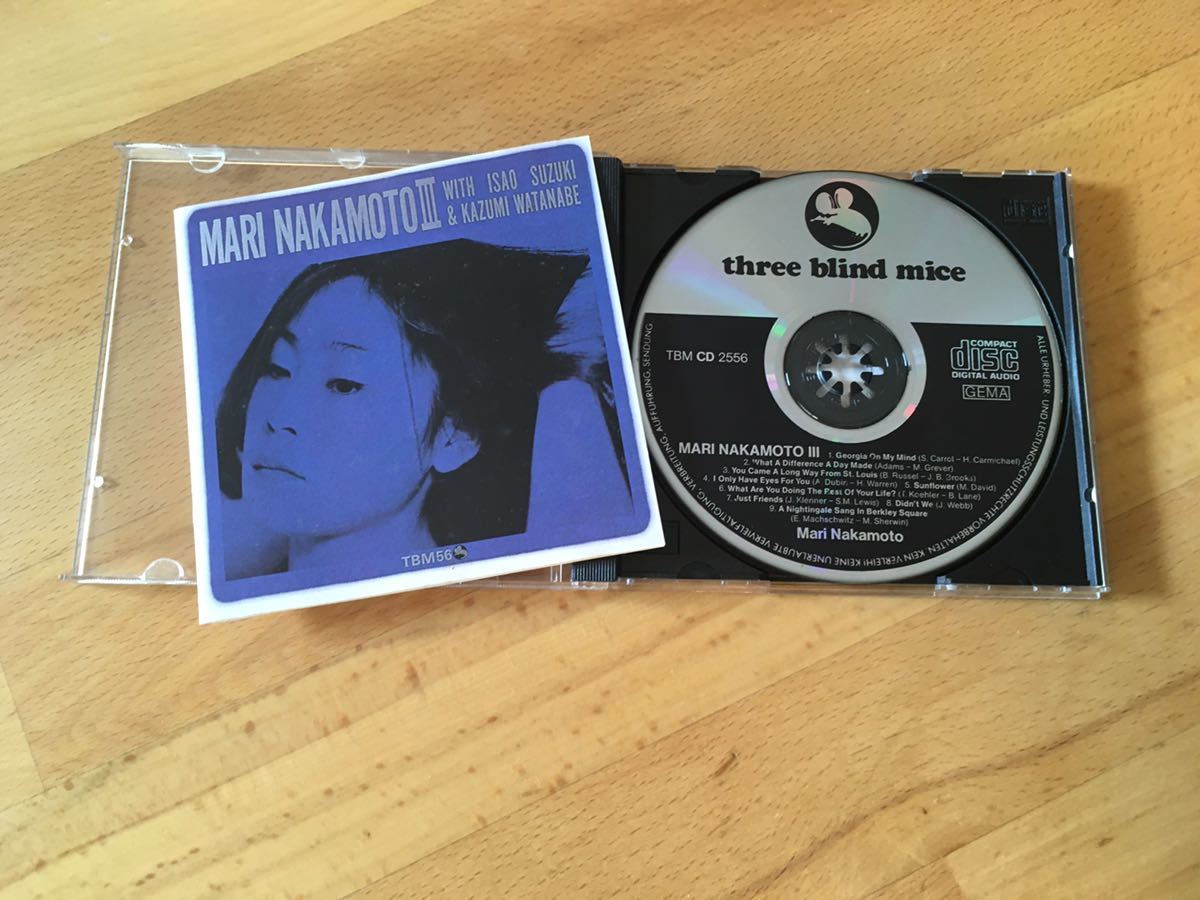 【目立った傷や汚れなし】（西独盤）中本マリ / マリ・ナカモトIII/ 鈴木勲 / 渡辺香津美（Made in West Germany)西ドイツ (Three Blind Mice ...