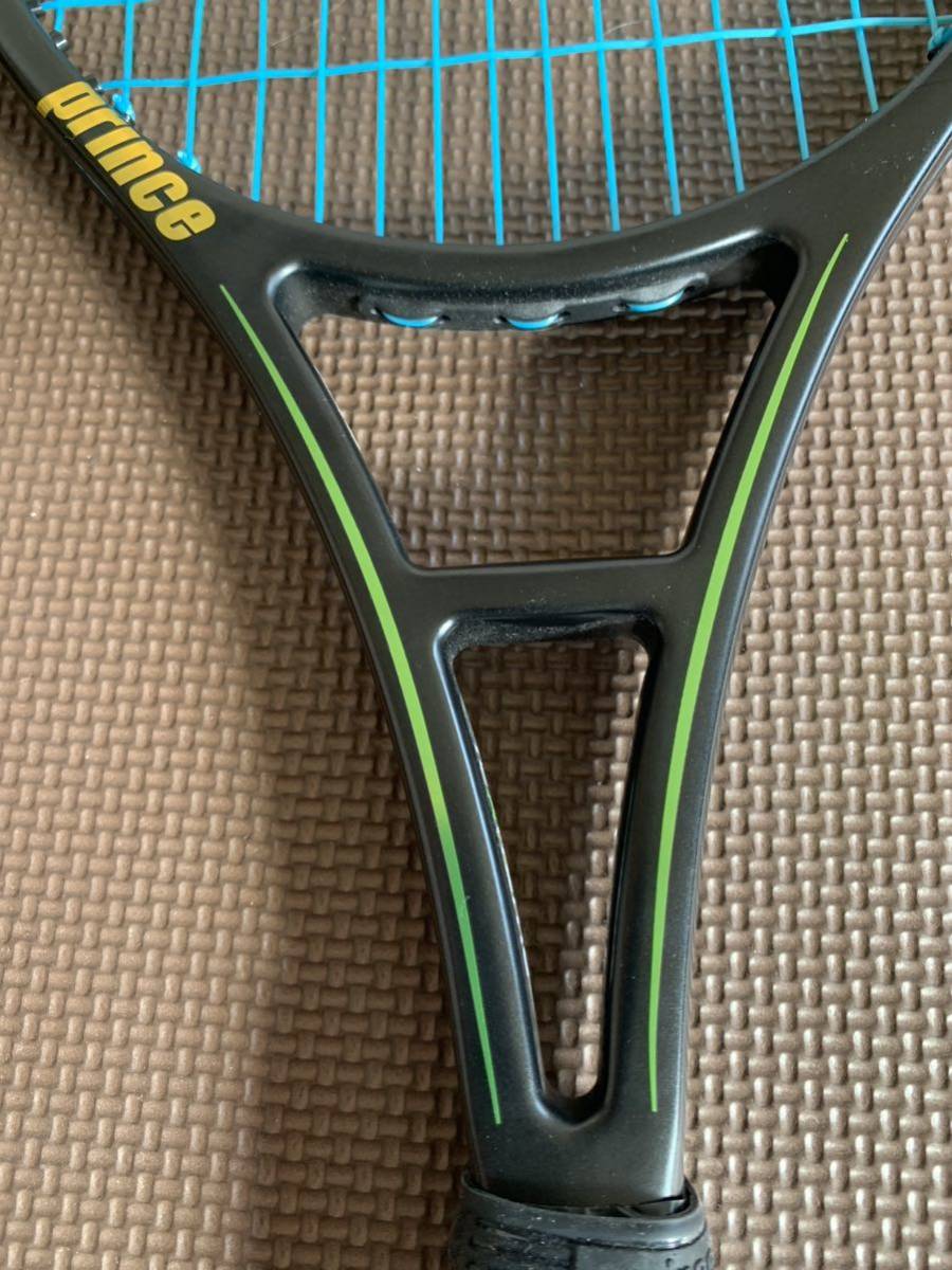 【やや傷や汚れあり】prince PHANTOM GRAPHITE 97 テニス 硬式 ラケット G2 4 1/4 ファントム グラファイト ...