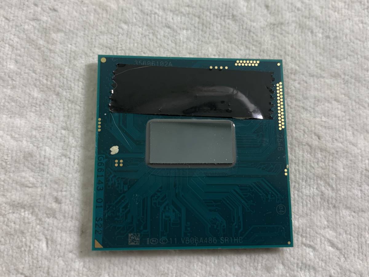 【傷や汚れあり】CQ-33 激安 CPU Intel Core i3 4000M SR1HC 2.4GHz 動作品 同梱可能の落札情報詳細 ...