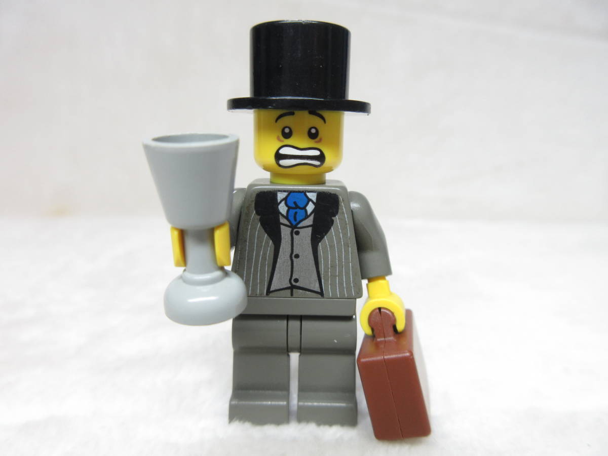 【傷や汚れあり】LEGO★M36 スパイ 暗殺者 サラリーマン ミニフィグ 正規品 タウン シティ シリーズ 同梱可 レゴ 働く人 街の人 ...