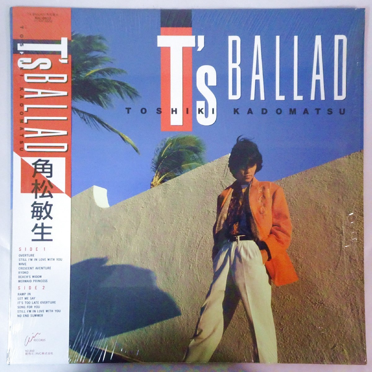 【やや傷や汚れあり】10001367;【帯付】Toshiki Kadomatsu 角松敏生 / T's Balladの落札情報詳細 ...
