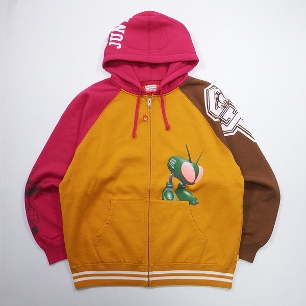 【未使用】未使用品 Supreme JUNYA WATANABE COMME des GARCONS MAN Zip Up Hooded Sweatshirt Golid L シュプリーム ...