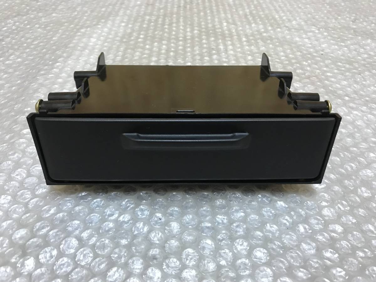 【やや傷や汚れあり】☆希少☆ TOYOTA トヨタ 純正 OP 汎用 1DIN 小物入れ フリーボックス 蓋つき 収納 小物 BOX YN81 YN86 ZZW30 ST205 JZA80 ...