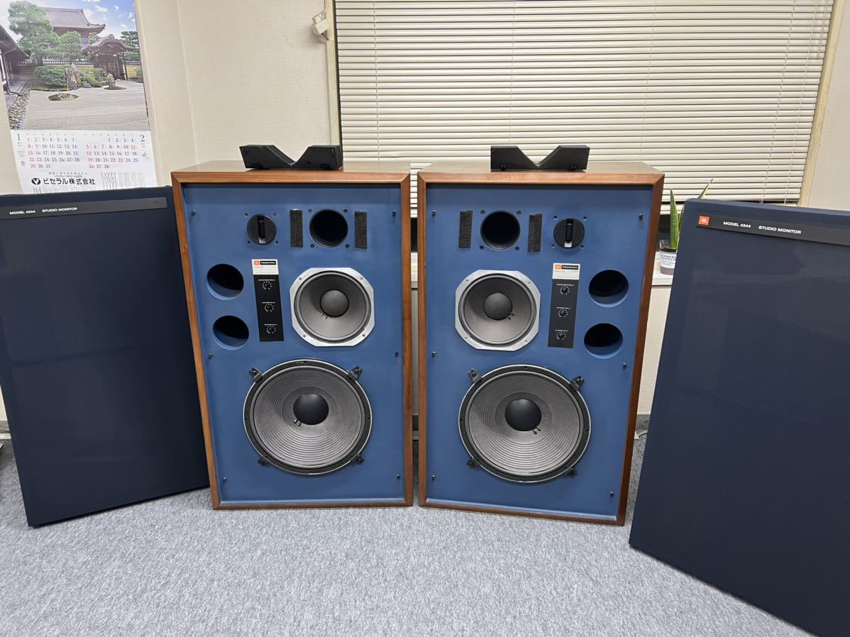 【やや傷や汚れあり】JBL 4344 スピーカーペア。オリジナル品。美品。元色。(ウレタンエツジ交換済み)動作良好き。。の落札情報詳細 ...