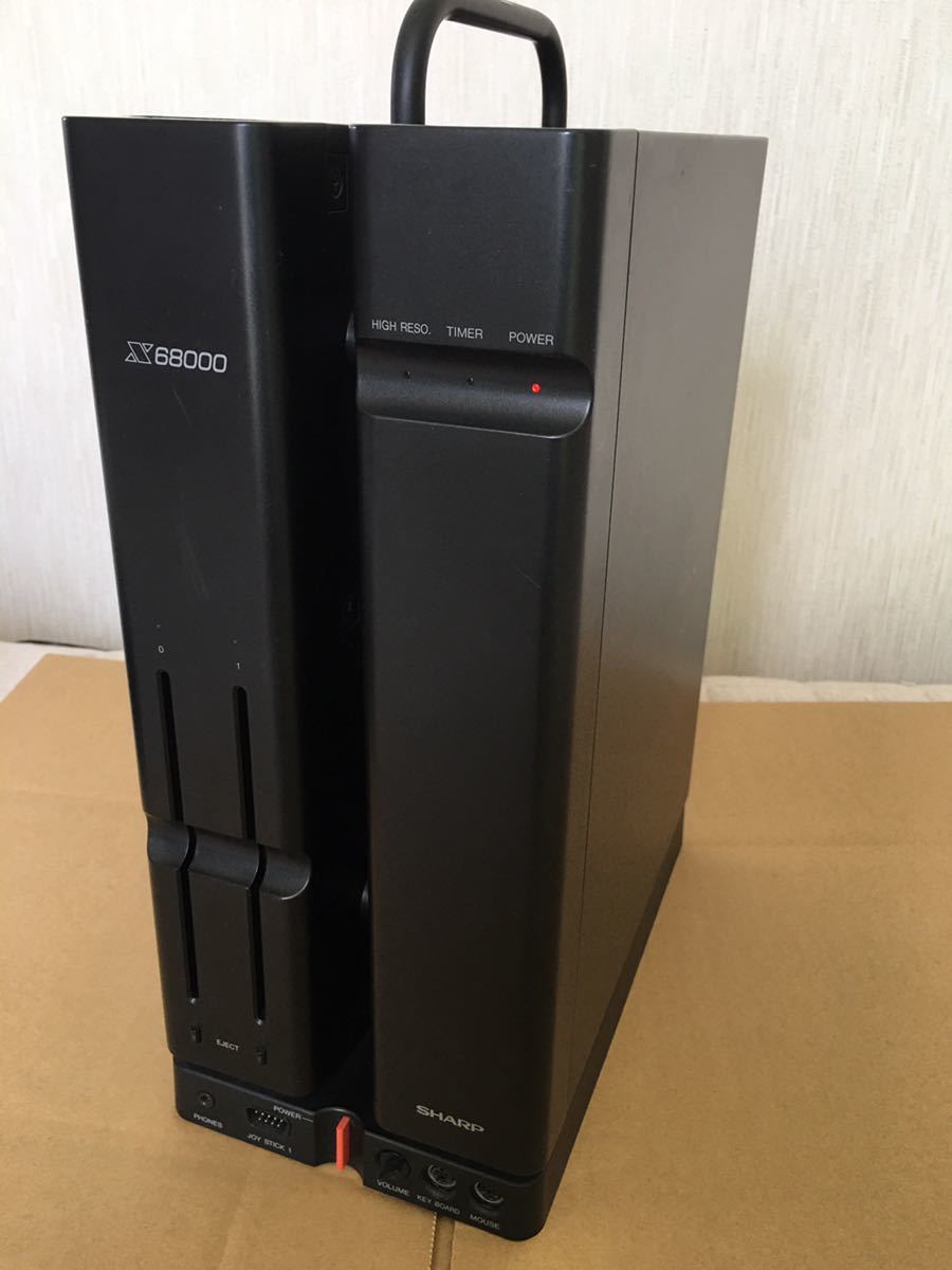 【傷や汚れあり】SHARP X68000 PERSONAL COMPUTER CZ-600CB 通電確認（ジャンク扱い）の落札情報詳細 ...