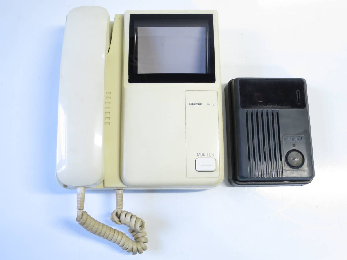 【全体的に状態が悪い】アイホン MK-1M-T MK-DS/A ドアホン インターホン ブラウン管型 白黒の落札情報詳細 - ヤフオク落札価格検索 オークフリー