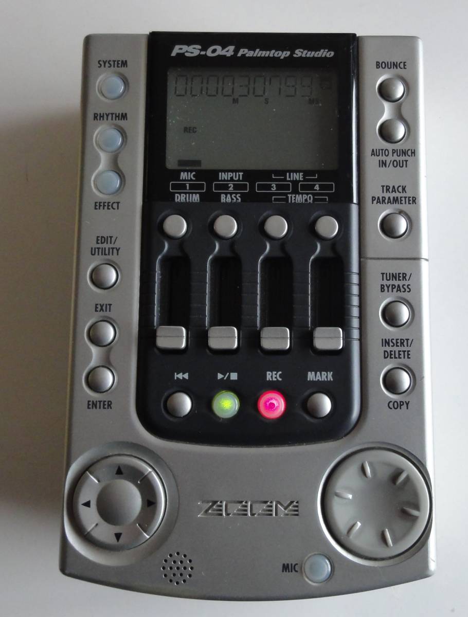 【やや傷や汚れあり】ZOOM ポータブル4trデジタルMTR PS-04の落札情報詳細 - ヤフオク落札価格検索 オークフリー