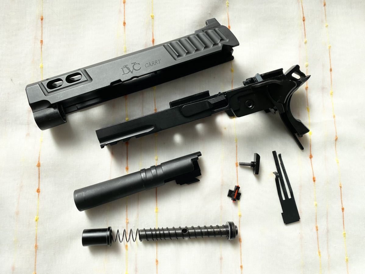 【目立った傷や汚れなし】Army Armament STI DVC CARRY ジャンクパーツセット マルイ ハイキャパ hi-capa ...