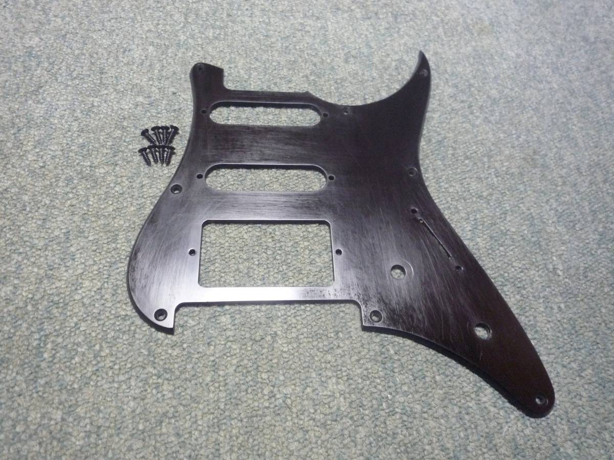 【レア】 1984年製 FERNANDES FST-80 用 Pickguard Black 3PLY SSH 8点留め FRT用 ...