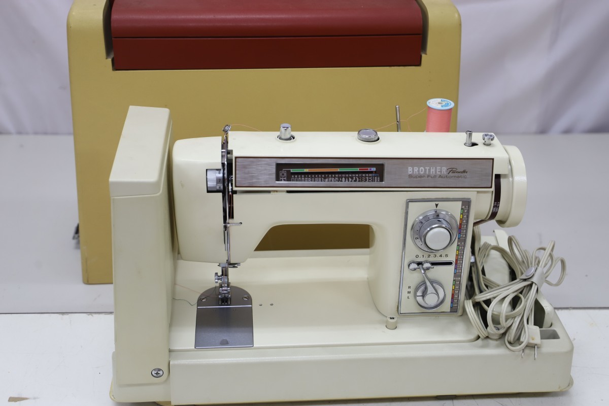 【傷や汚れあり】BROTHER ブラザーミシン Pacesetter ペースセッター ZZ2-B710A ケース/ペダル付（F8319）の落札 ...