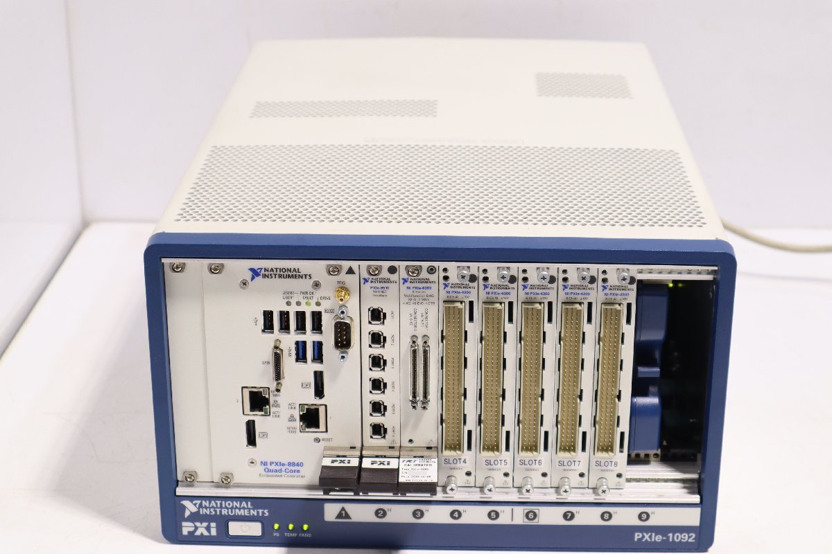 【傷や汚れあり】140☆NATIONAL INSTRUMENTS PXi PXIe-1092/8840/8510/6363/4300 100V ...