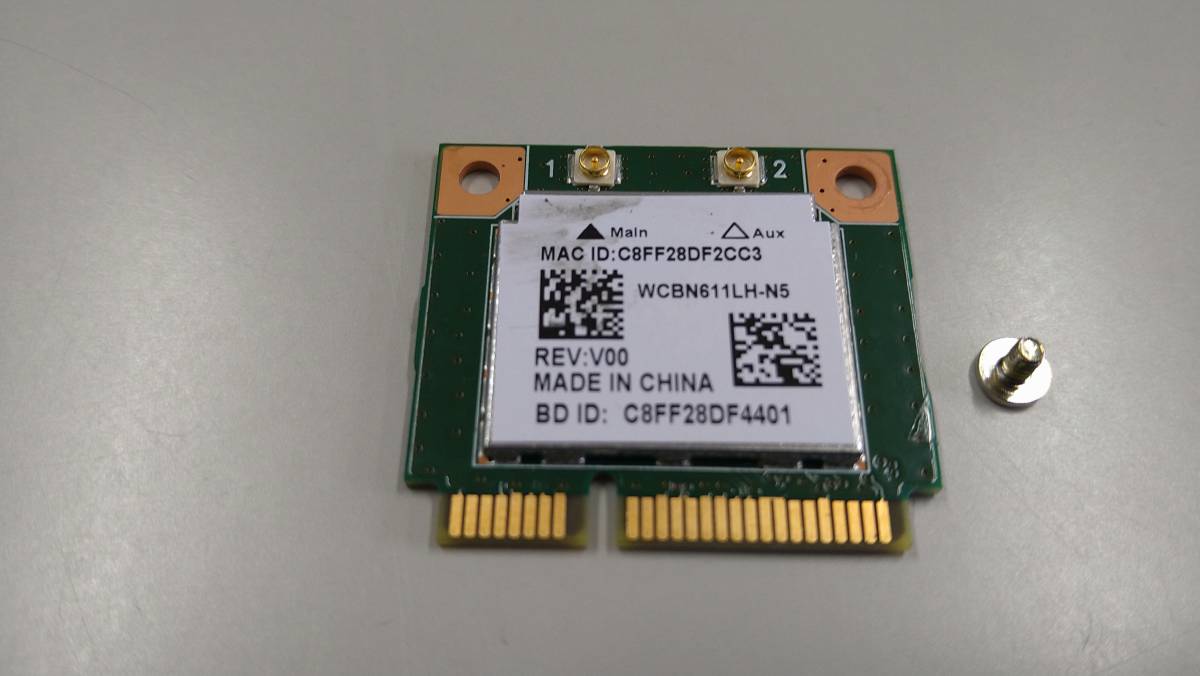 【やや傷や汚れあり】無線LANカード⑪【RTL8723BE】NEC/VersaPro、Lavie他/送料込/中古の落札情報詳細 - ヤフオク ...