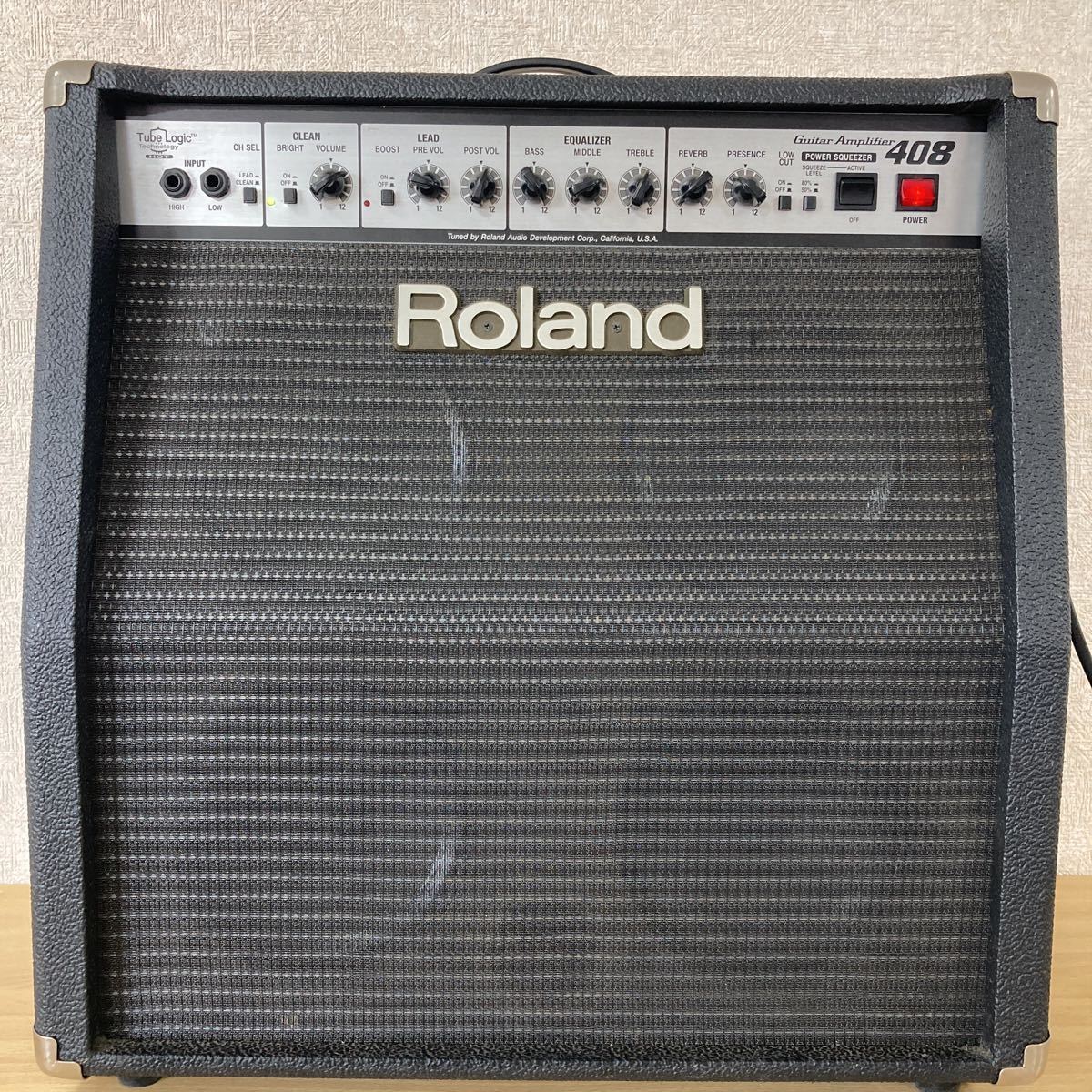【やや傷や汚れあり】Roland ローランド Guitar Amplifier 408 MODEL GC-408 Serial ZK41502 ...
