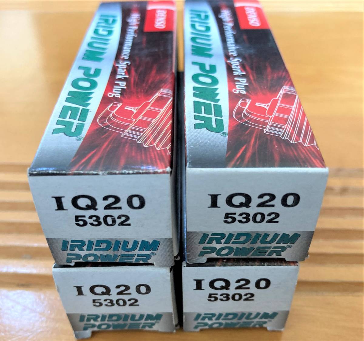 【未使用】【未使用】 DENSO ★ デンソー IRIDIUM POWER イリジウム パワー プラグ IQ20 5302 4本セット 送料 ...