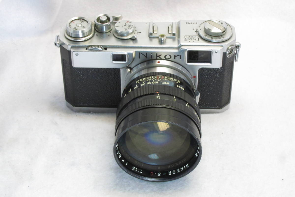 【傷や汚れあり】希少 Nikon S2 Lens NIKKOR S-C 1:1.5 f=8.5 cm Nikon Sマウントの落札情報詳細 - ヤフオク落札価格検索 オークフリー