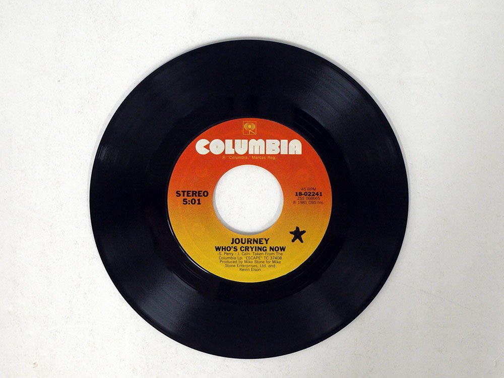 【やや傷や汚れあり】米 JOURNEY/WHO'S CRYING NOW/COLUMBIA 1802241 の落札情報詳細 - Yahoo ...