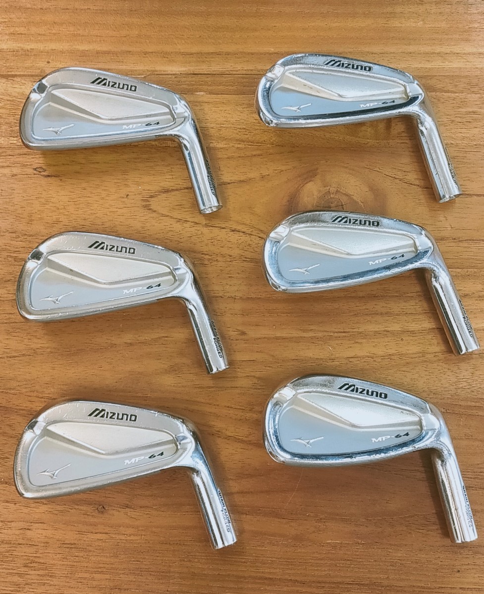 【傷や汚れあり】MIZUNO ミズノ MP64 5-PW ヘッドのみ 6個セット アイアン ヘッドのみ 5-P フォージド 名器の落札情報詳細 - ヤフオク落札価格検索 オークフリー
